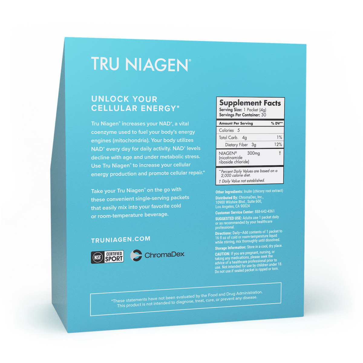 Tru Niagen Stick Packs 300 mg | Metabolic Elite
